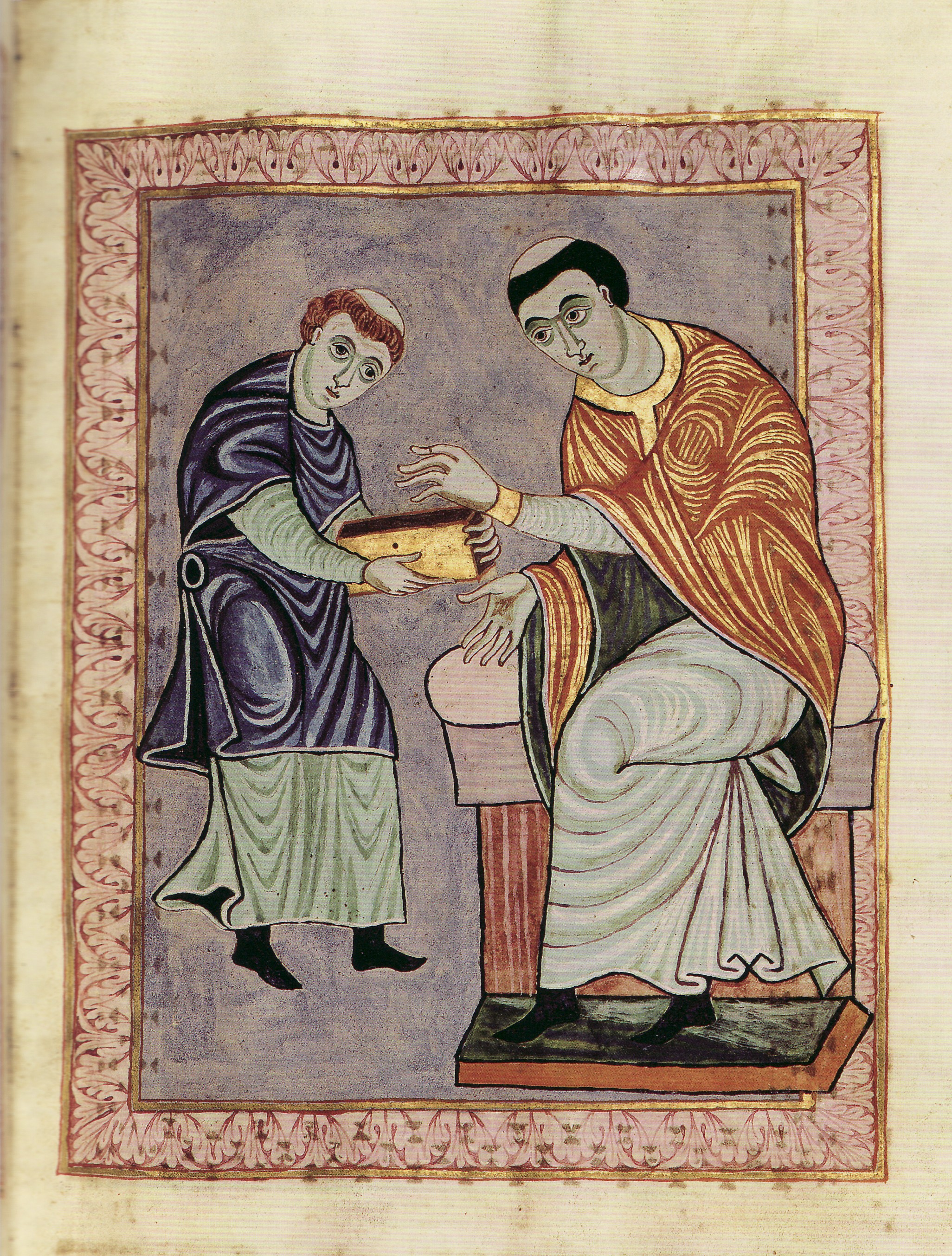 Scriptorium mit Bibelsammlung